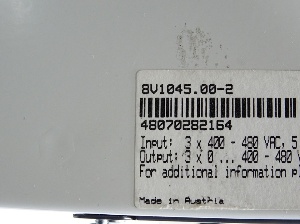 B&R 8V1045.00-2 ACOPOS servo drive (8AC122.60-2 + 8AC114.60 Plug-in ...