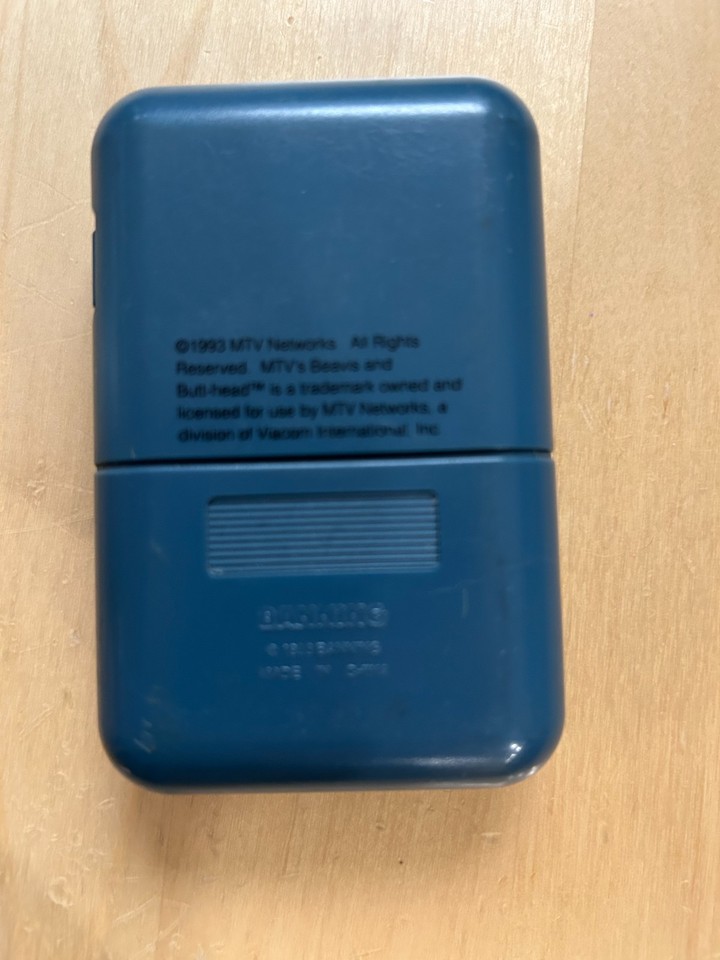 Beavis and Butthead MTV Electronic Talking Handheld Voice Plastic Toy ...