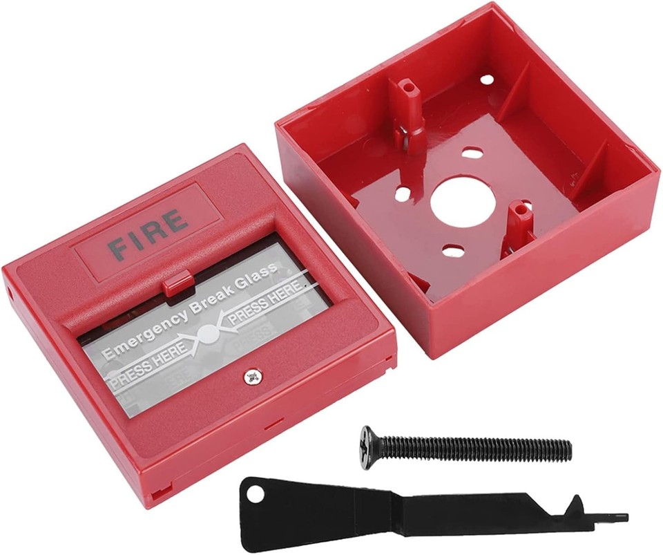 Emergency Door Release, Glass Break Alarm Button Fire Exit Access ...