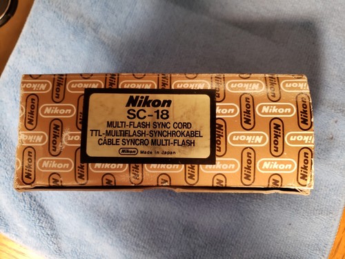 Nikon SC-18 and SC-19 Multi-Flash Sync Cord with in structions | eBay