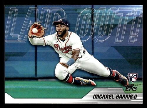 2023 Topps Update #LO-3 Michael Harris II Laid Out Rookie Card Atlanta ...