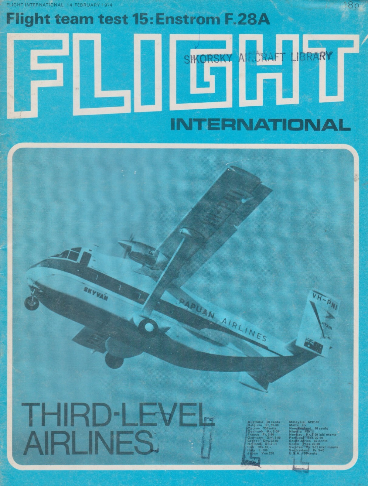 Flight International (14 Feb 1974) Britannia 737, Enstrom F-28 ...