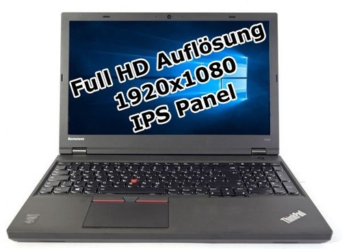 Lenovo ThinkPad W541 i7 4910MQ 2,9GHz 16GB 500GB 15,6" Win 7 Pro IPS ...