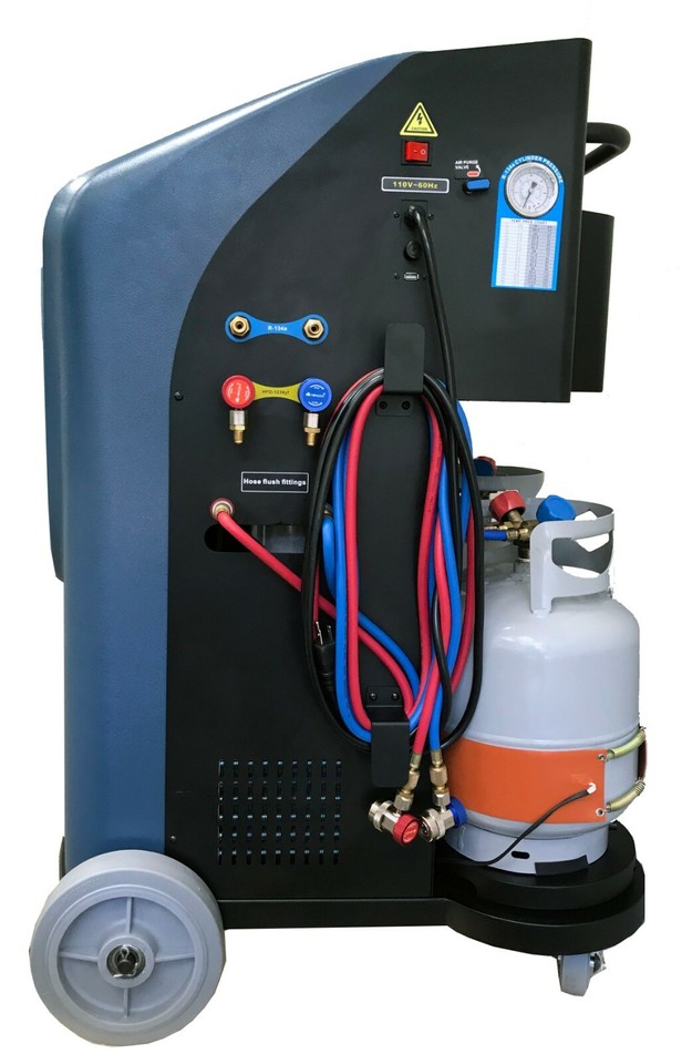 R-134A&1234yf AC service machine-fully auto Recovery& Recharge, Dual ...