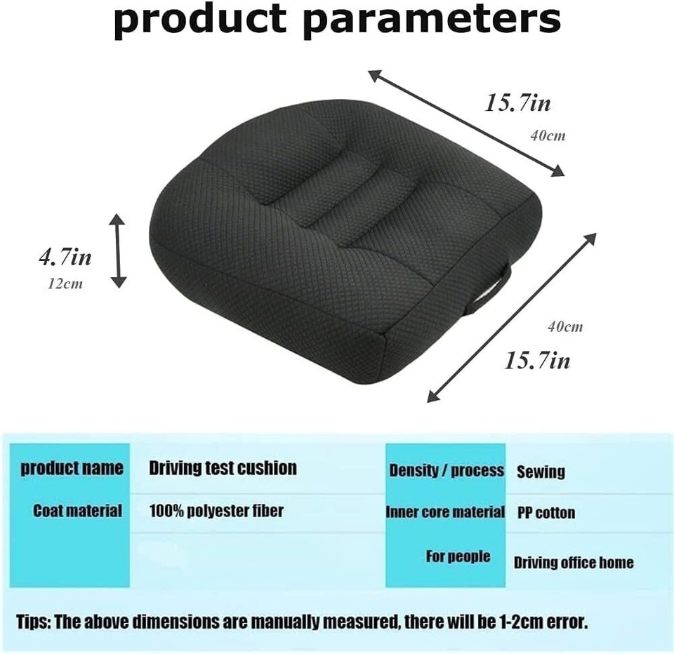 Adult Booster Seat For Car Cushion Heightening Height Boost Mat ...