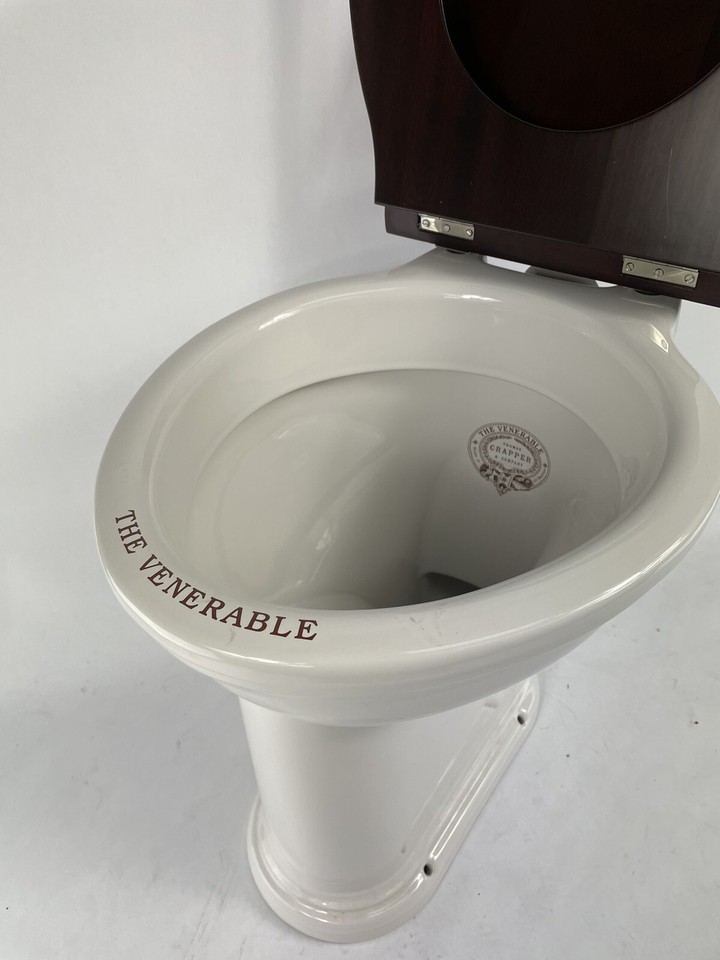 Thomas Crapper & Co Ltd High Level Toilet bowl with Seat no Tank | eBay