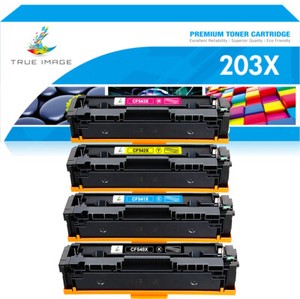 4 Toner Compatible for HP 203X Color Laserjet Pro M254dw M254dn MFP ...