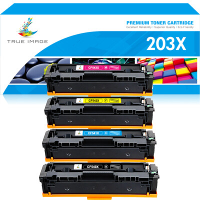 4x Toner Cartridge fits for HP 203X LaserJet M254dw M254nw MFP M281fdw ...