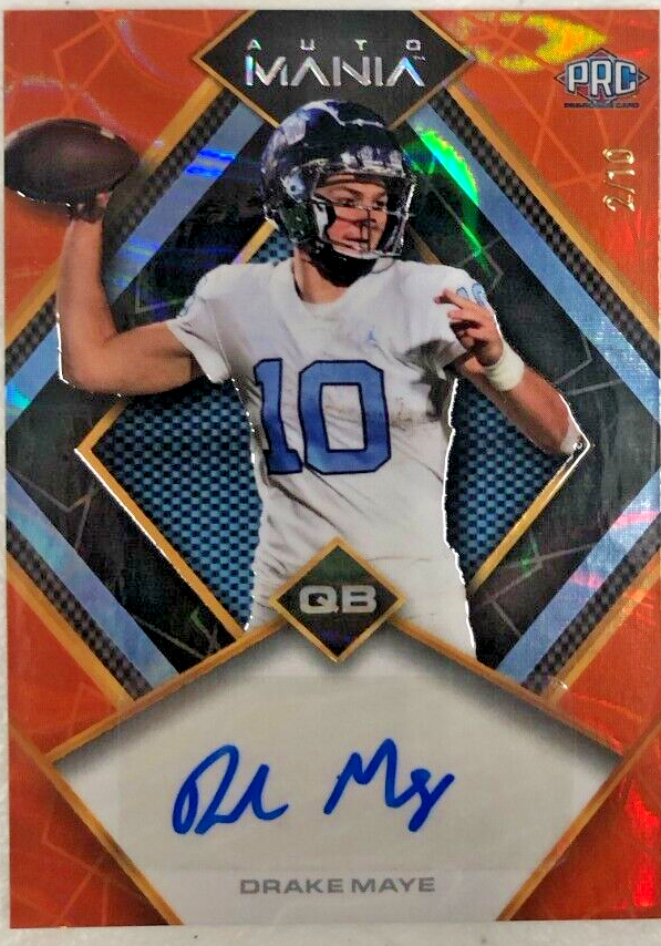 DRAKE MAYE 2023 WILD CARD AUTO MANIA #AMD-A ORANGE ROOKIE AUTO 2/10 | eBay