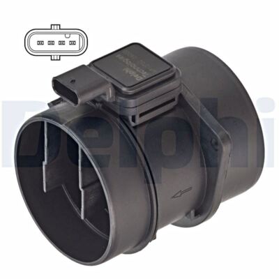 DELPHI Mass Air Flow Meter MAF Black For MERCEDES S204 W204 09-16 ...