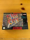 SimCity SNES – Box & Manual Only – Box Fair, Manual Good – No Cartridge ...