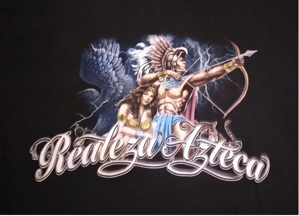 T-Shirt - Realeza Azteca - Aztec Warrior / Lady Eagle Mexican Graphic ...