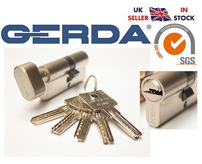 Gerda High Quality Euro Profile Cylinder Door Lock Barrel 5Keys HPlus ...