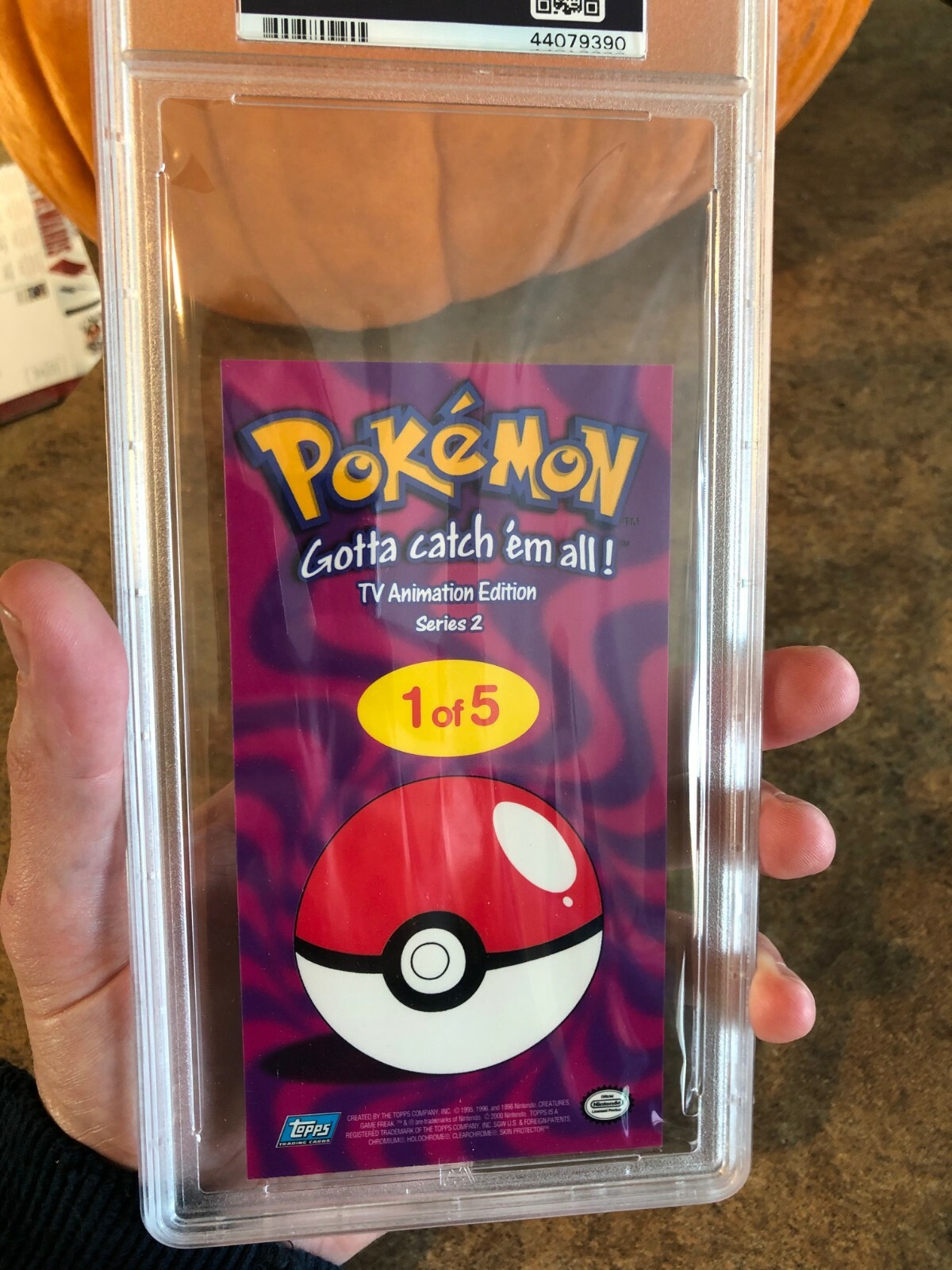 1st 2000 topps chrome tin topper box psa 9 Blastoise Pikachu jumbo tv ...