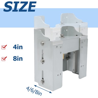 Adjustable 4'' 8'' Set Back Jack Plate Power Lift Transom Outboard Boat ...