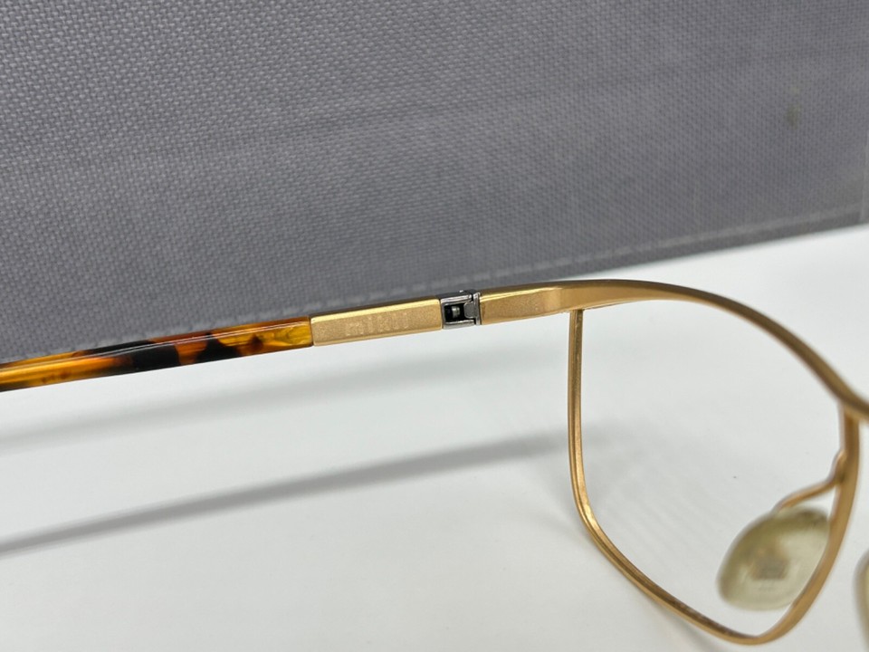 Starck Mikli Brille Herren Damen gold Eckig Bioop P303 NP:477€ | eBay