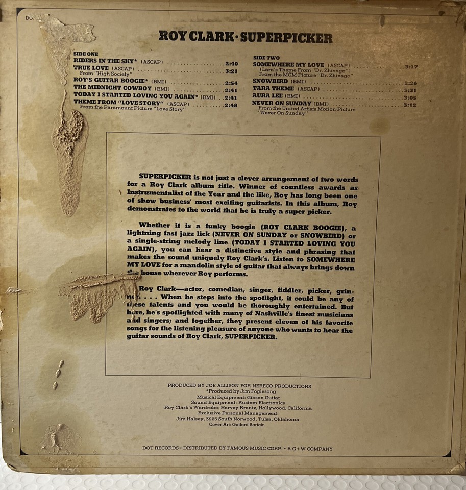 Roy Clark Superpicker LP | eBay