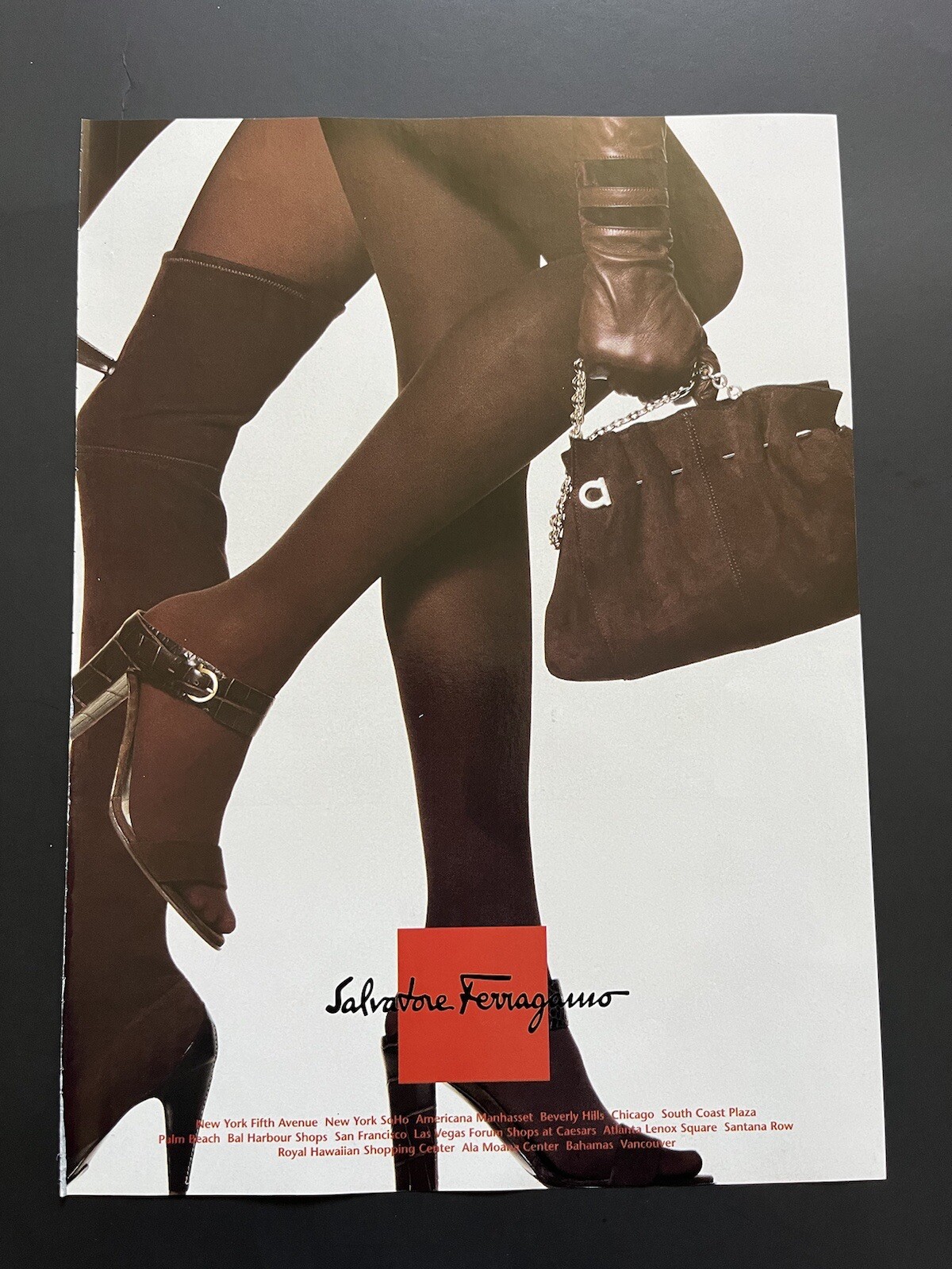Magazine Photo Magazine Print Ad Advert long legs high heels 2003 VG | eBay