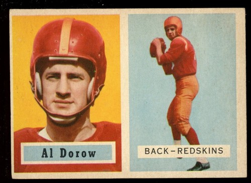 1957 Topps Football #24 Al Dorow - EX-MT | eBay