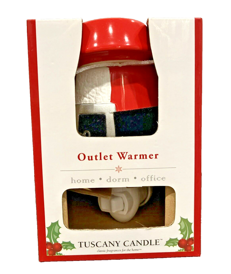 Tuscany Candle Plug In Outlet Warmer / Wax Melt Christmas Santa Claus ...