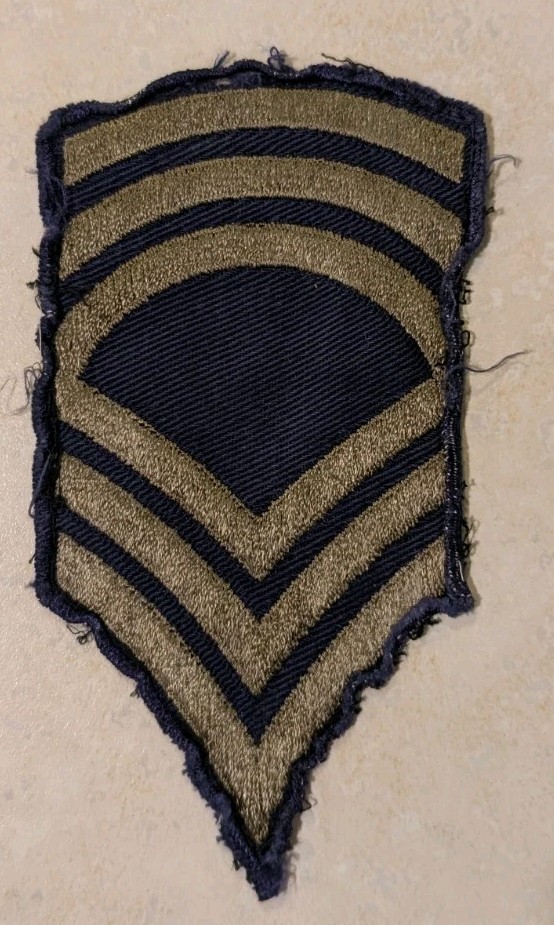 Vintage U.S. Army Sergeant Chevron Patches Subdued OD Green Sew-On Pair Vietnam | eBay UK