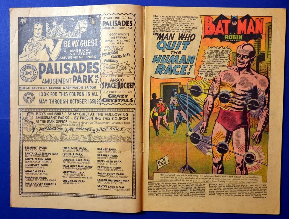 BATMAN 165 (1st App. Patricia Powell), Silver Age DC Comics, 1964 | eBay