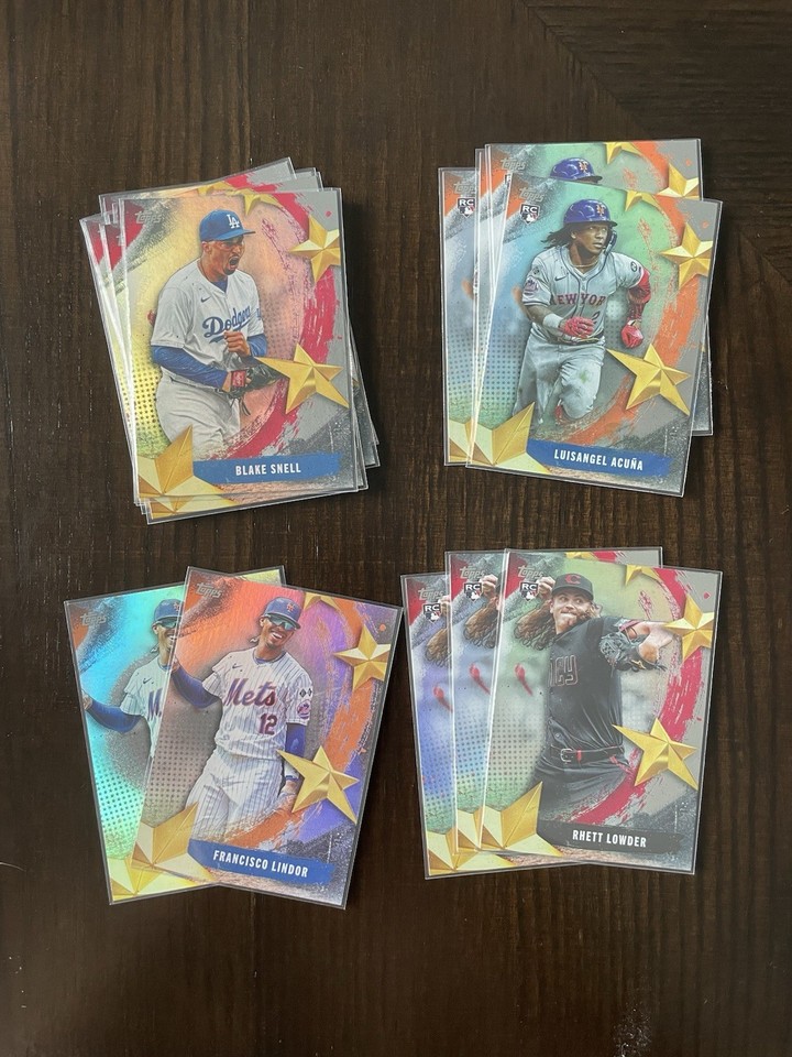 136x Topps 2025 Stars of MLB Lot – RCs + Ohtani, Judge,Sasaki,Skenes ...