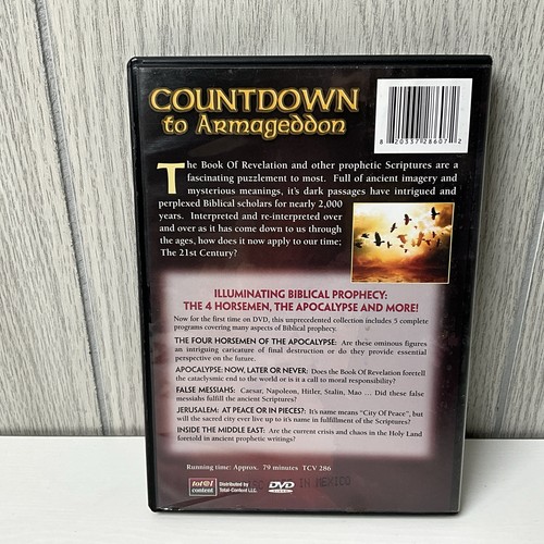 Countdown To Armageddon DVD Bible Prophecy & 4 Horsemen Apocalypse Documentary | eBay