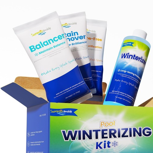 Pool Winterizing Kit for Above Ground Pool Handle Up to 15,000 Gallons ...