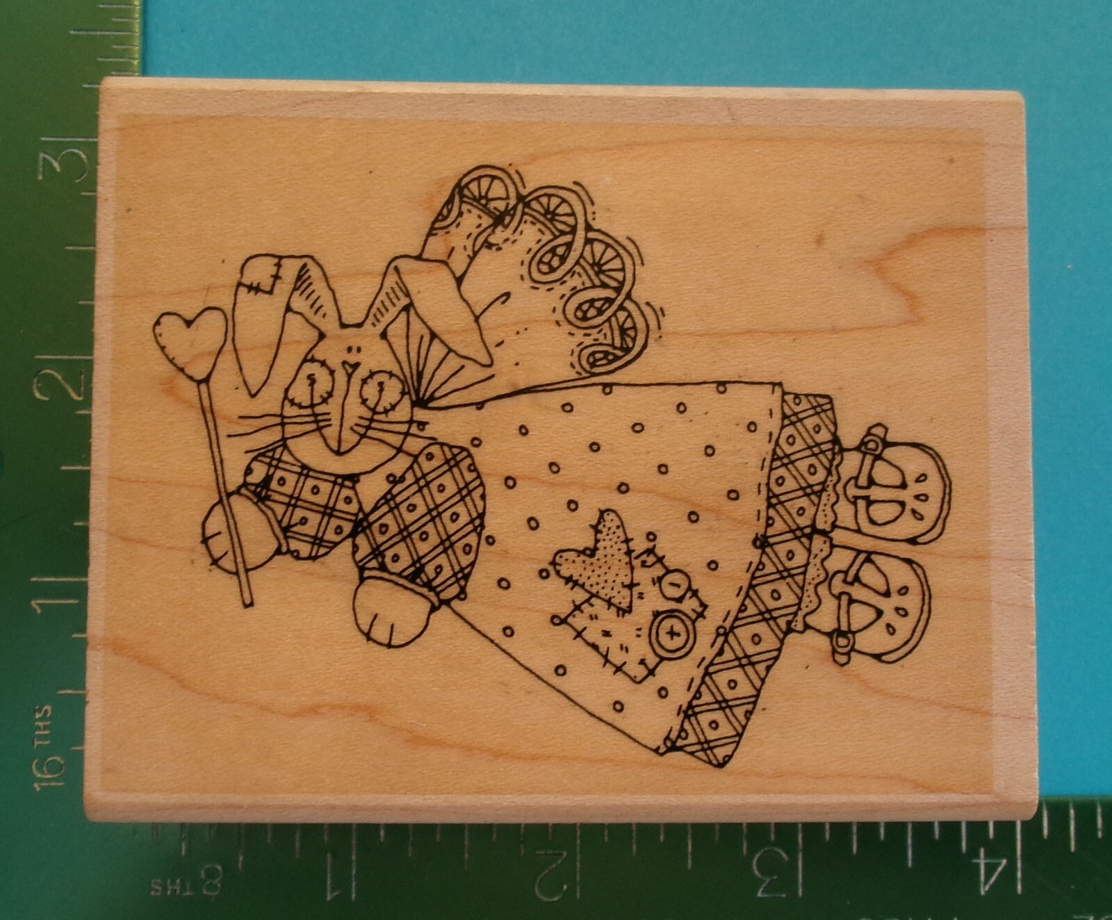 Stampin Up BUNNY RABBIT ANGEL - FAIRY Rubber Stamp | eBay