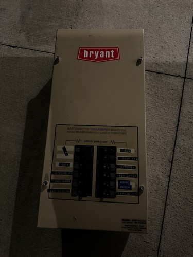 GENERAC GUARDIAN Bryant, Automatic Transfer Switch & Load Center | eBay