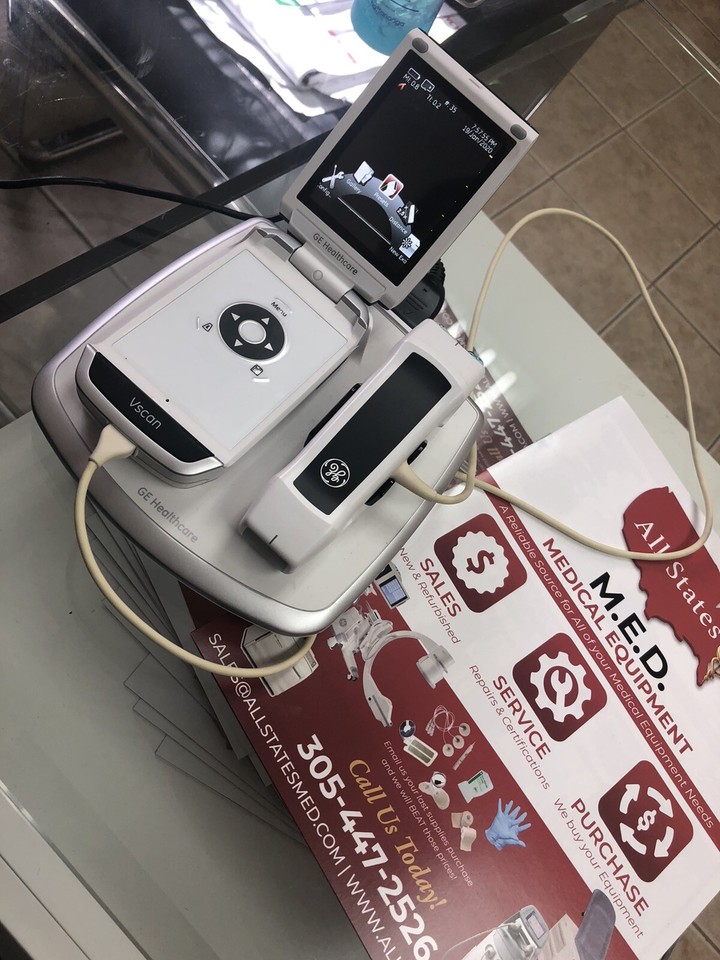 GE VScan w/Dual Probe Handheld Portable Ultrasound | eBay