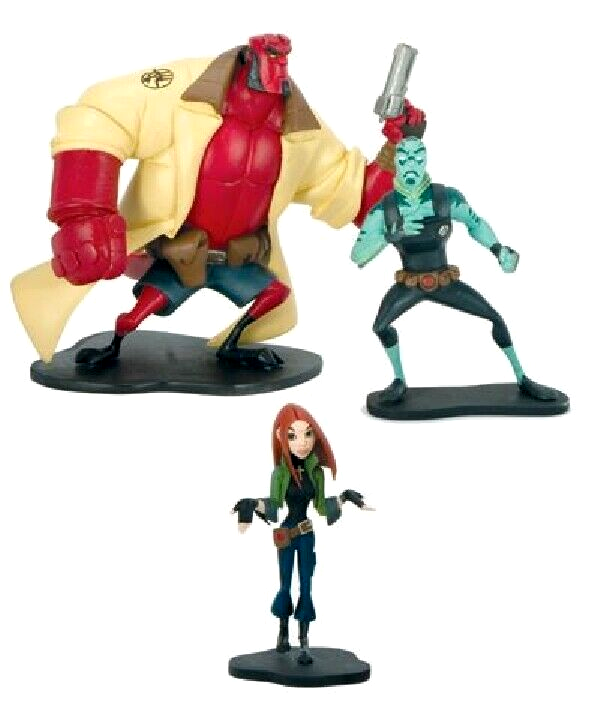 Hellboy Animated Liz Abe Hellboy Box-Set 3 PVC Figures 761568135206| eBay