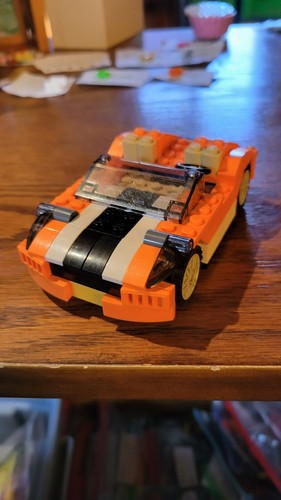 Lego Creator 31017 Sunset Speeder Orange Car 100% Complete With ...