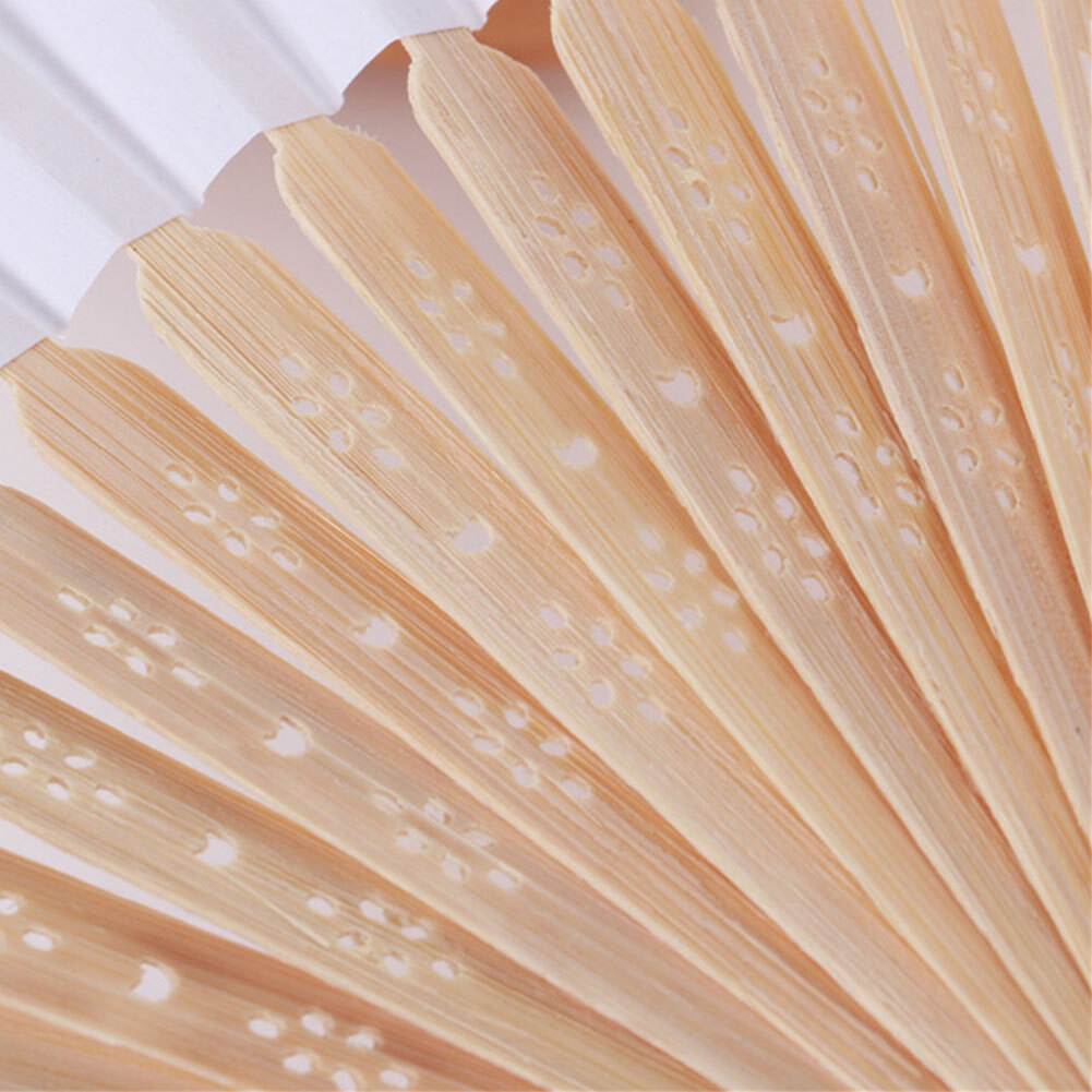 Bamboo Folding Fan Hand Fan DIY Painting Fan Paper Fan Wedding Home ...