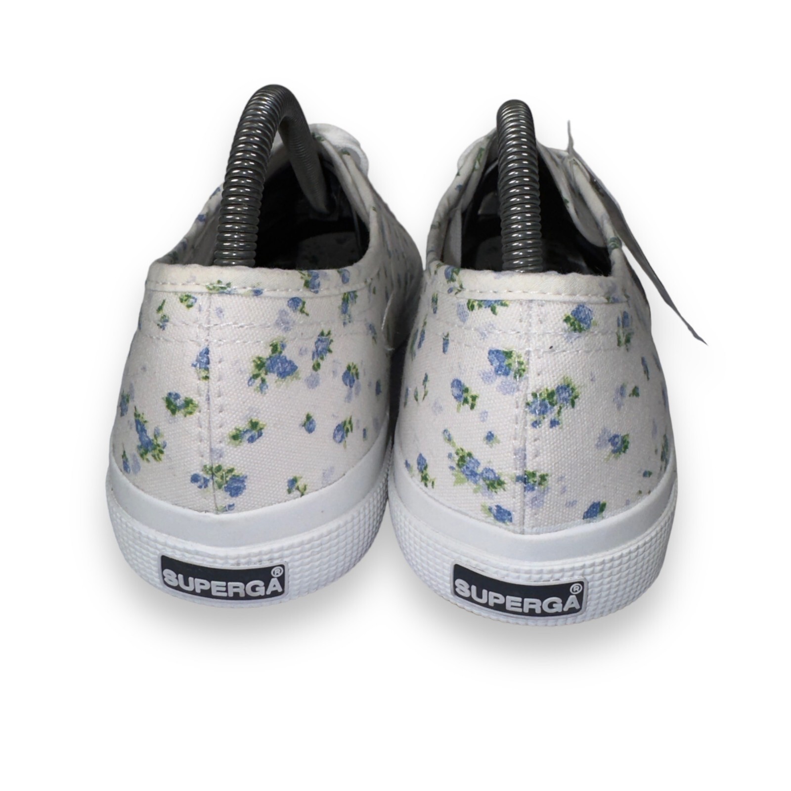 Superga 2750 Flower Print Casual Print Sneakers White / Lt. Blue Women ...