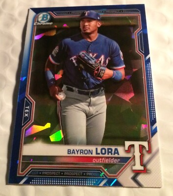 Bayron Lora 2021 Bowman Sapphire Baseball Prospect #BCP-139 | eBay