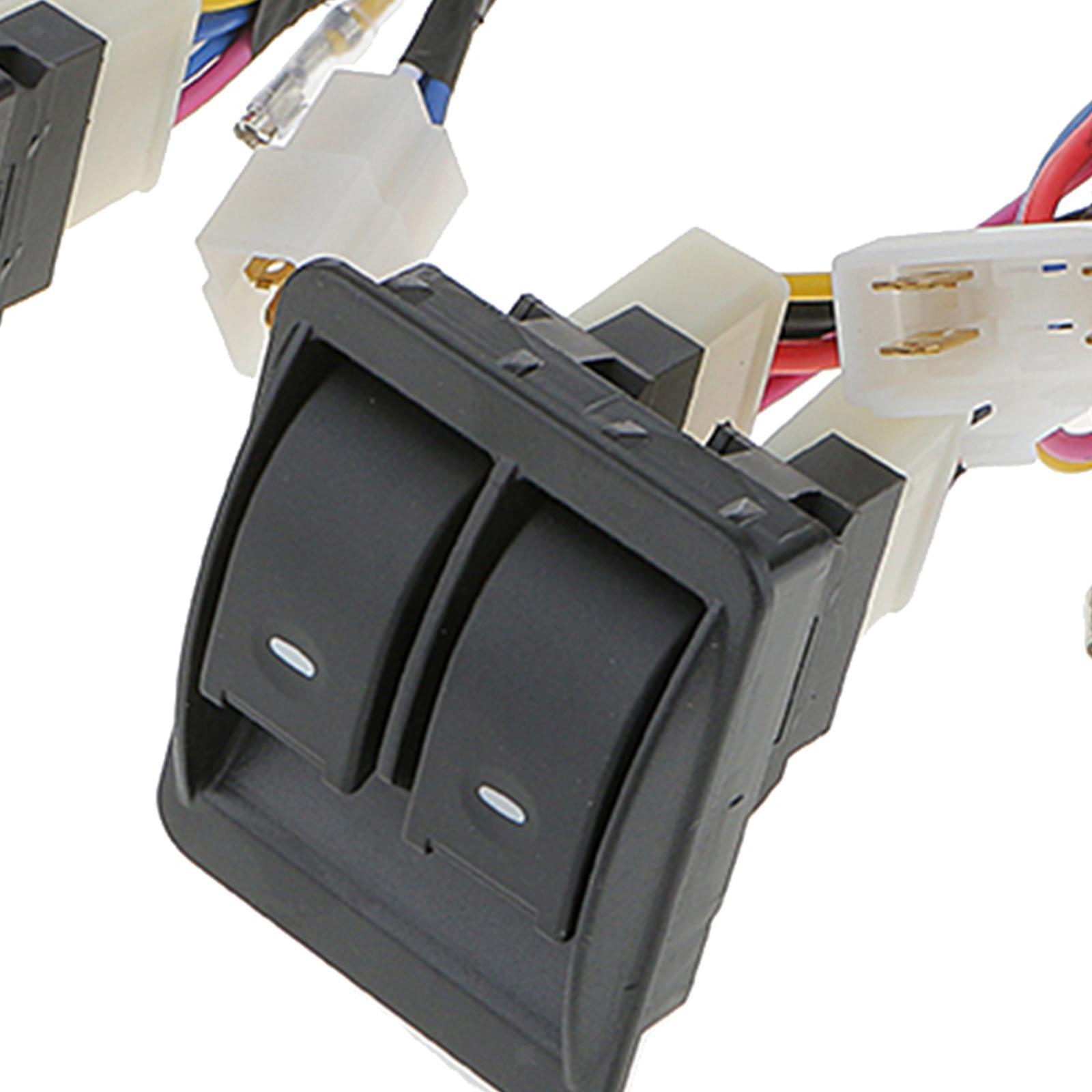 12V Universal Power Window Switch Kit with Wiring Harness | eBay