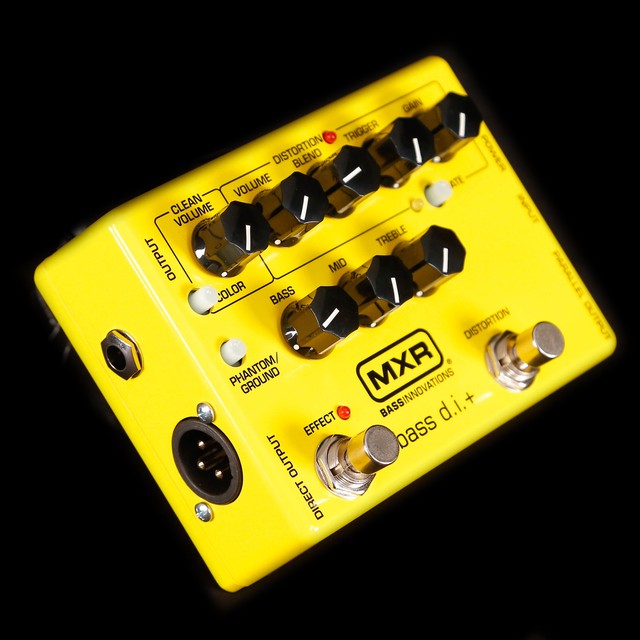 DUNLOP MXR BASS DI SPECIAL EDITION YELLOW M80Y EFFECT PEDALS for sale ...