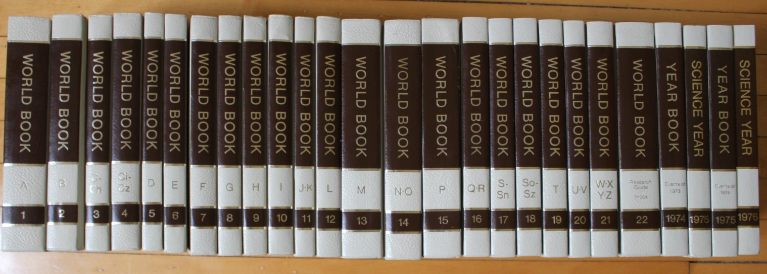 World Book Encyclopedia Set Vintage 1972 26 Volumes --You Choose | eBay