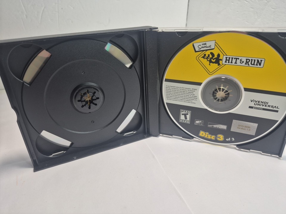 The Simpsons 2003 Hit & Run PC CD ROM Game Discs 2 And 3 Only - | eBay