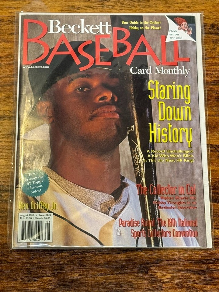 15 Vintage Beckett Baseball Card Magazines Lot 90s 00s MLB Babe Ruth ...