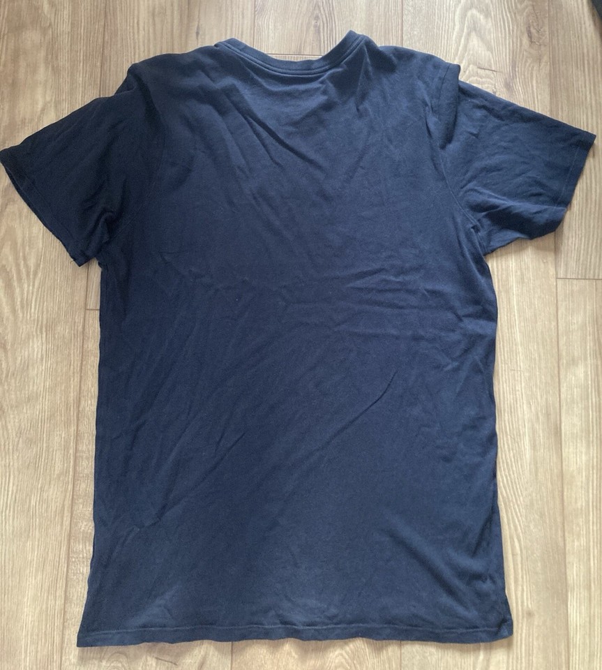 Men’s Nike Portugal Goalpost Design Football Black T-shirt M Medium ...