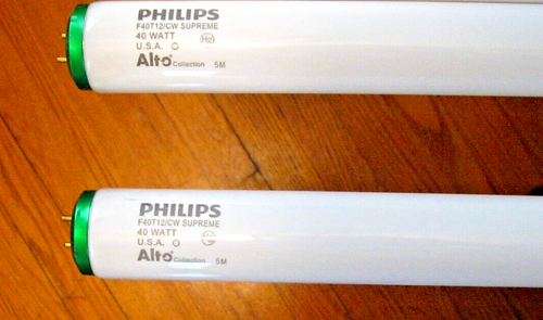 NEW PHILIPS F40T12/CW Supreme/ALTO FLUORESCENT TUBE LIGHT BULB T12 4 ft ...