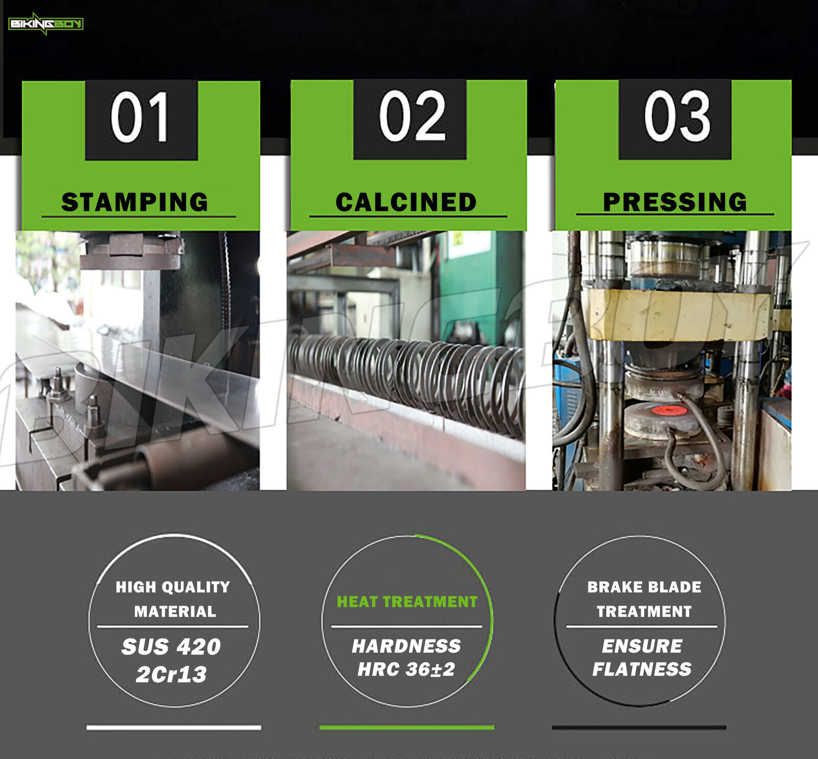 Front Brake Disc Rotors Pads For Honda CBR600F4i CBR 600 F F4i Sport ...