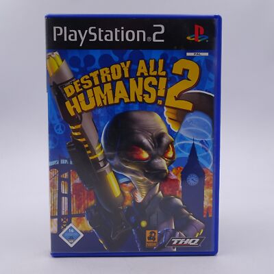 Destroy All Humans 2 Sony Playstation 2 PS2 PAL Spiel Game Make War Not ...
