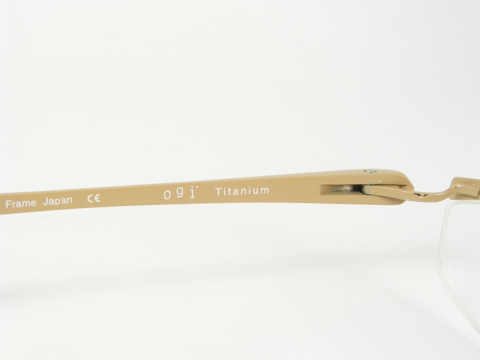 Ogi Titanium MOD 5409 1111 BROWN /TAN EYEGLASSES GLASSES FRAME 51-19 ...