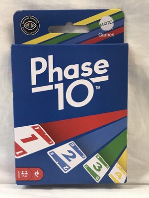 Phase 10 Card Game Mattel Original rummy type card | eBay