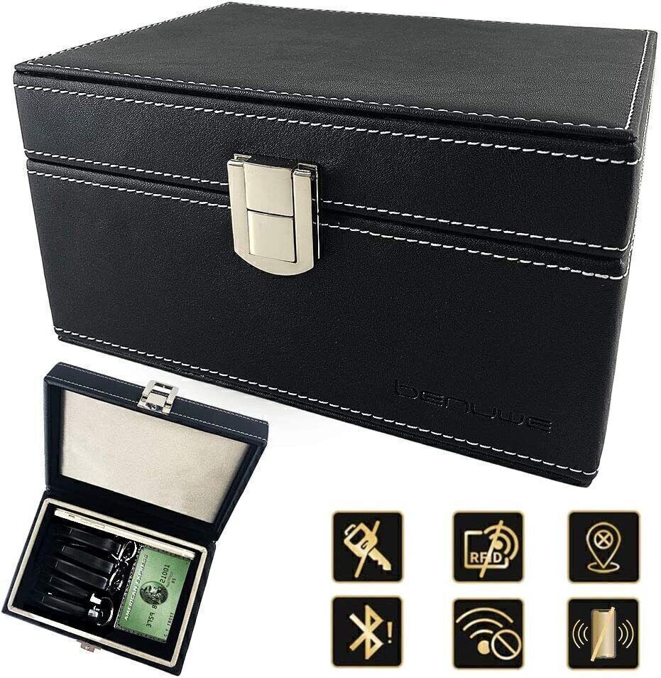 Car Key Signal Blocker Box Keyless Faraday Box Anti-Theft Safety ...