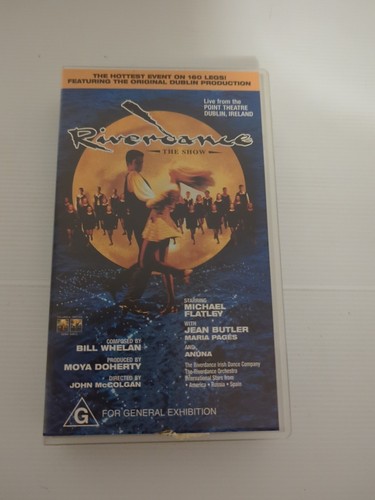 Riverdance The Show VHS Tape Michael Flatley Jean Butler Maria Pages ...